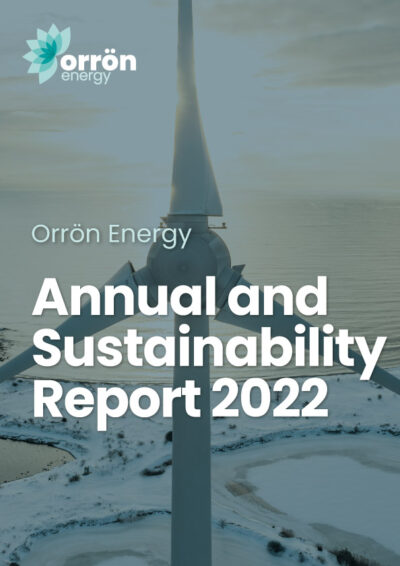 Orrön Energy, an independent, publicly listed renewable energy company
