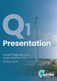 Orrön Energy, an independent, publicly listed renewable energy company