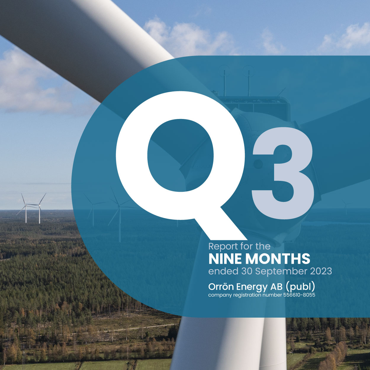 Report for the nine months ended 30 September 2023 - Orron Energy