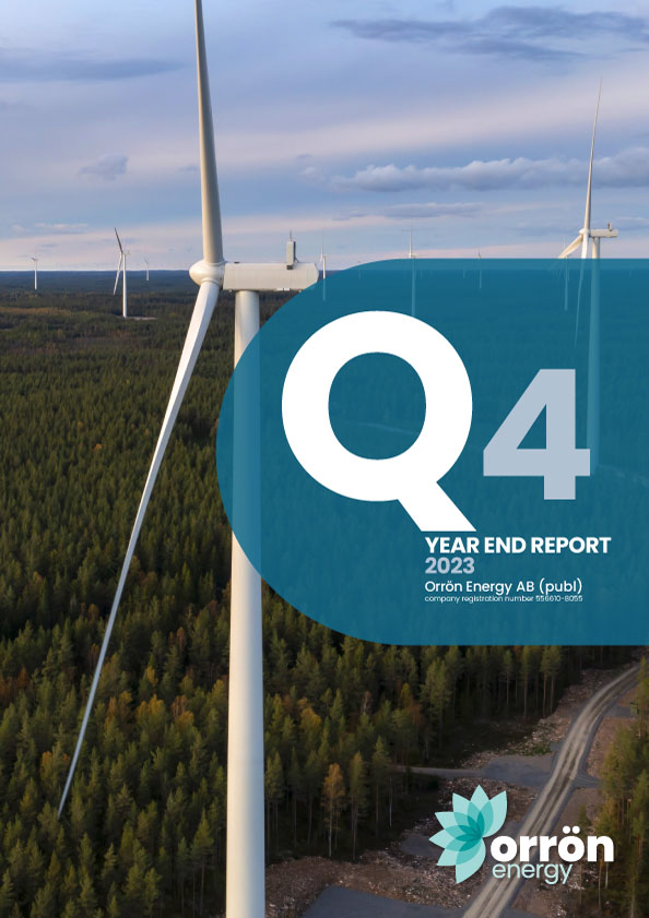 Orrön Energy, an independent, publicly listed renewable energy company