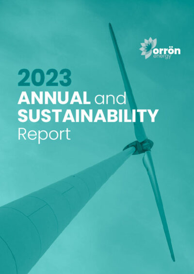 Orrön Energy, an independent, publicly listed renewable energy company