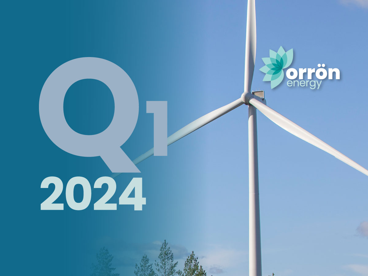 Report for the three months ended 31 March 2024 - Orron Energy