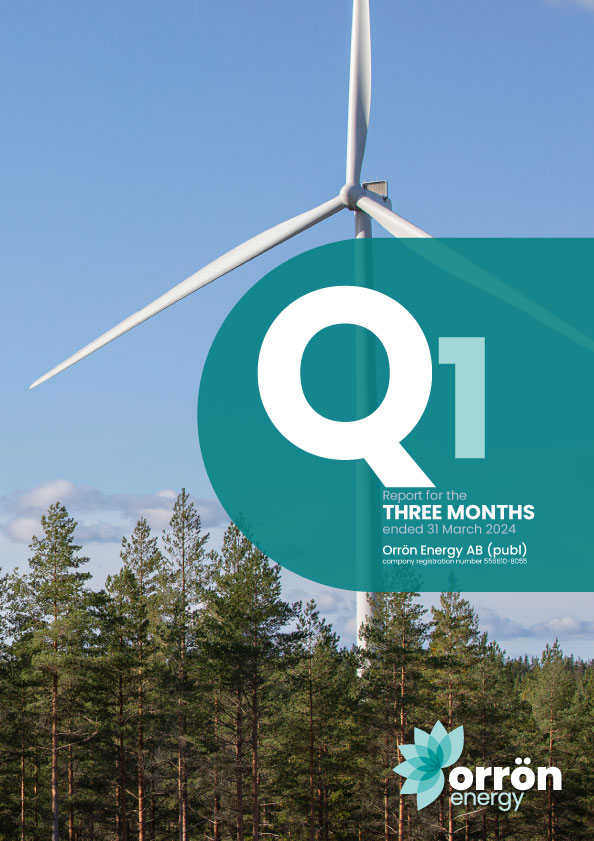 Orrön Energy, an independent, publicly listed renewable energy company