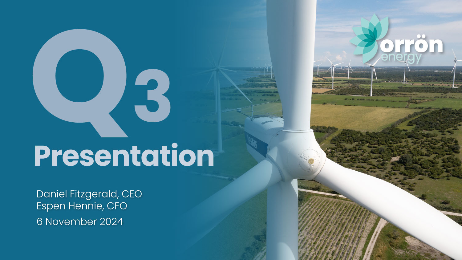 Financial Reports & Presentations - Orron Energy