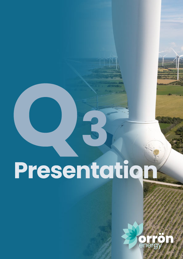 Orrön Energy, an independent, publicly listed renewable energy company