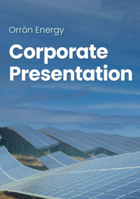 Orrön Energy, an independent, publicly listed renewable energy company