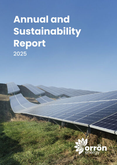 Orrön Energy, an independent, publicly listed renewable energy company